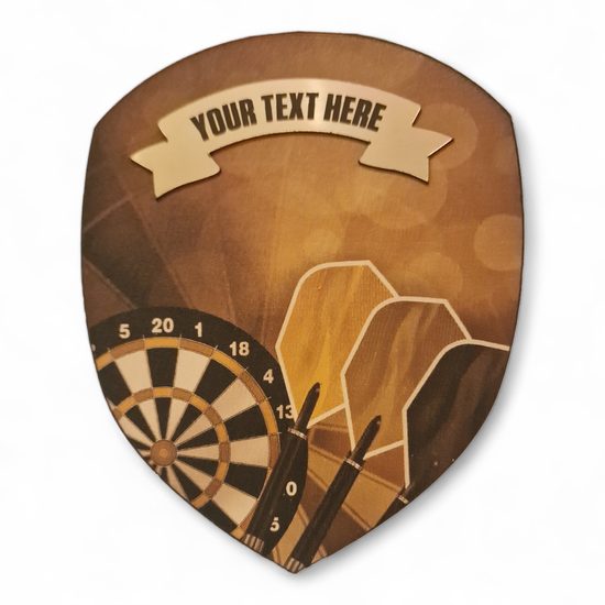 Regal Birchwood Darts Sepia Shield | Trophy Monster