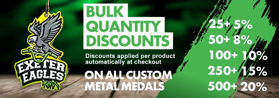 Custom Made Metal Medals | Trophy Monster