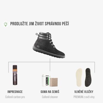 BE LENKA NEVADA NEO All Black | Barefoot kotníkové boty - Pánské ...