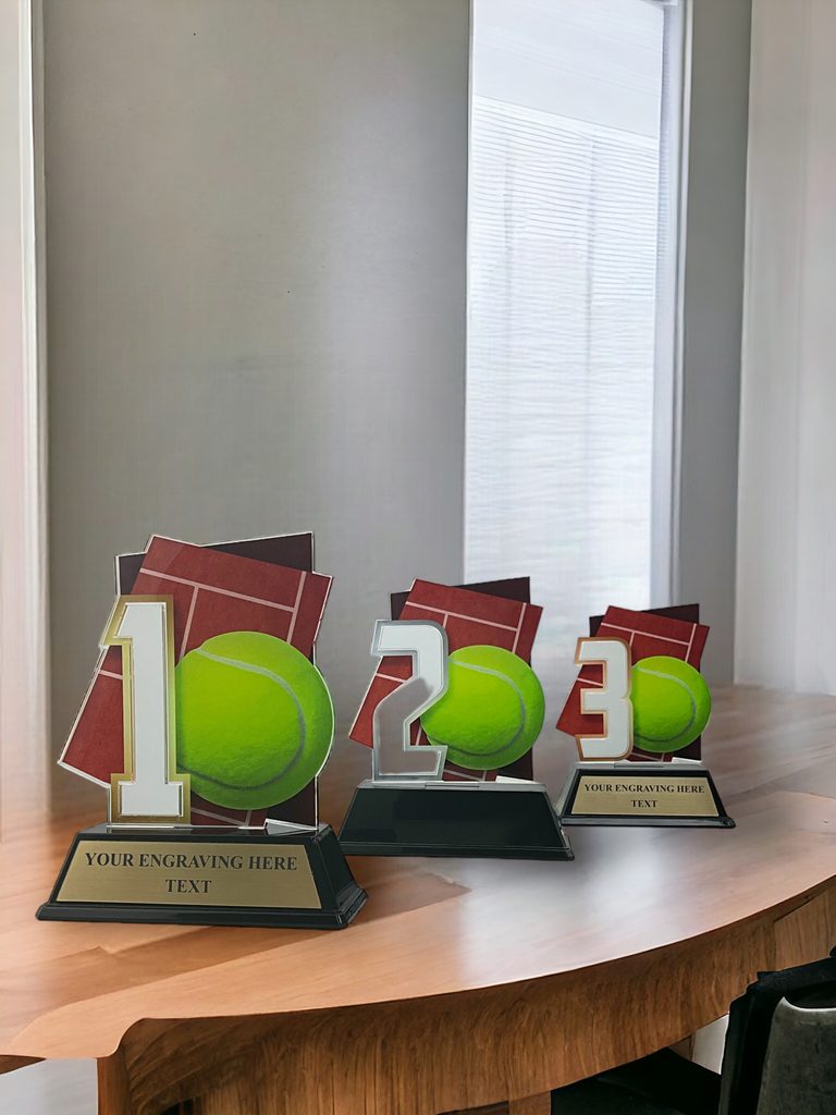 Trofeo de Tenis Número 3 - Tercer Lugar | Trophy Monster ⭐ Mexico