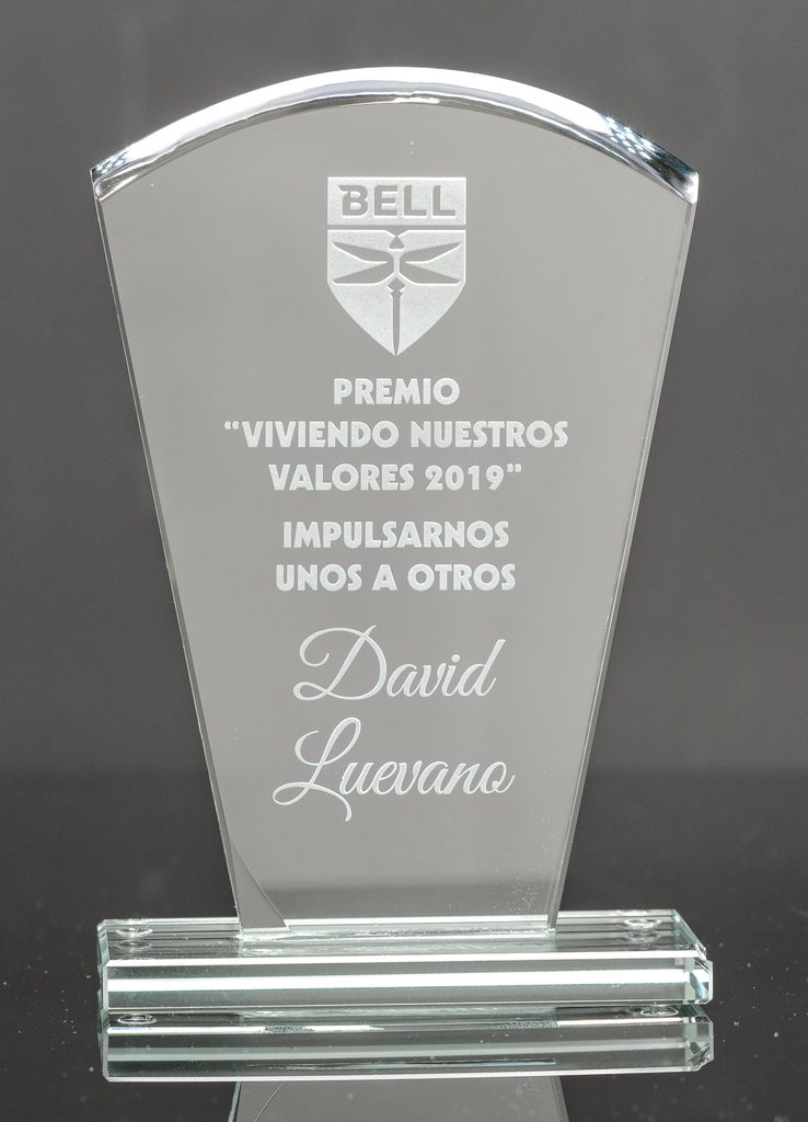 Premio Cristal Jade Pipe - Trofeo Elegante | Trophy Monster ⭐ Mexico