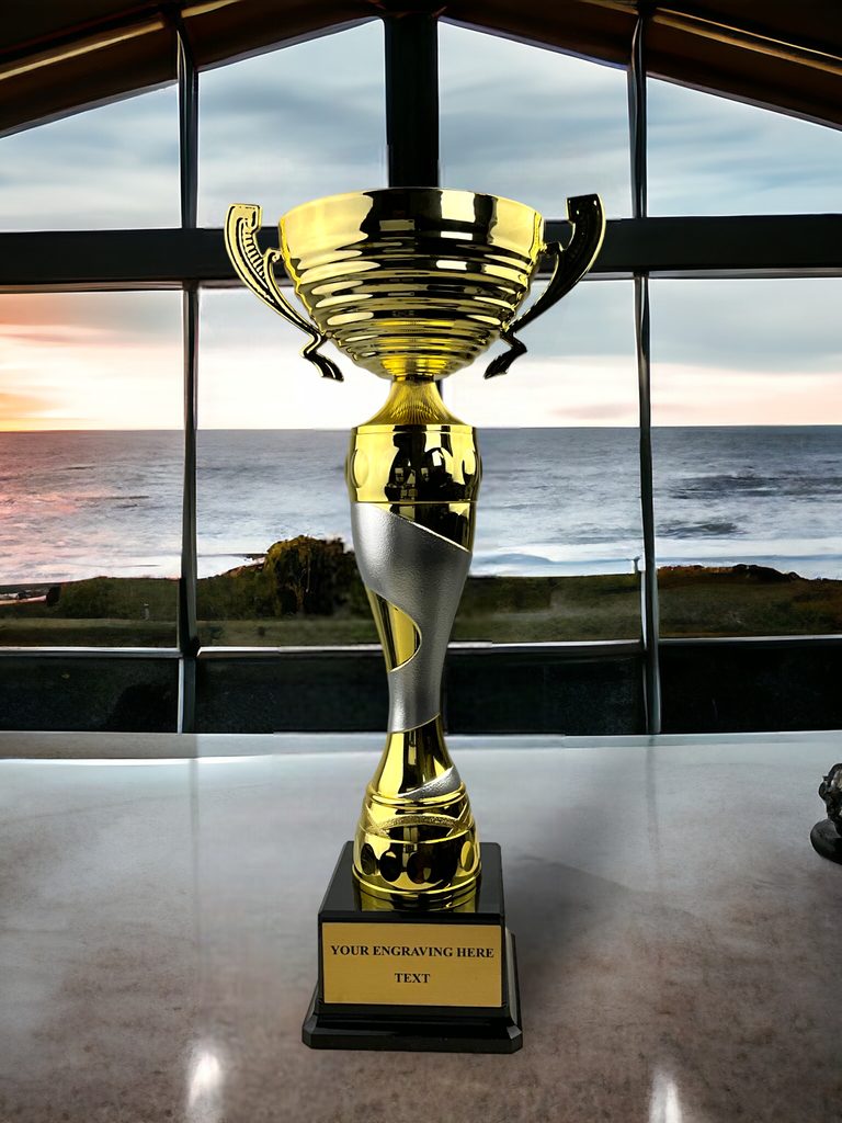 Copa de Lujo Dorada y Plateada | Trofeo Elegante | Trophy Monster ⭐ Mexico