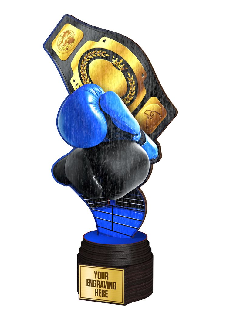 Trofeo de Madera Frontier para Boxeo | Trophy Monster ⭐ Mexico
