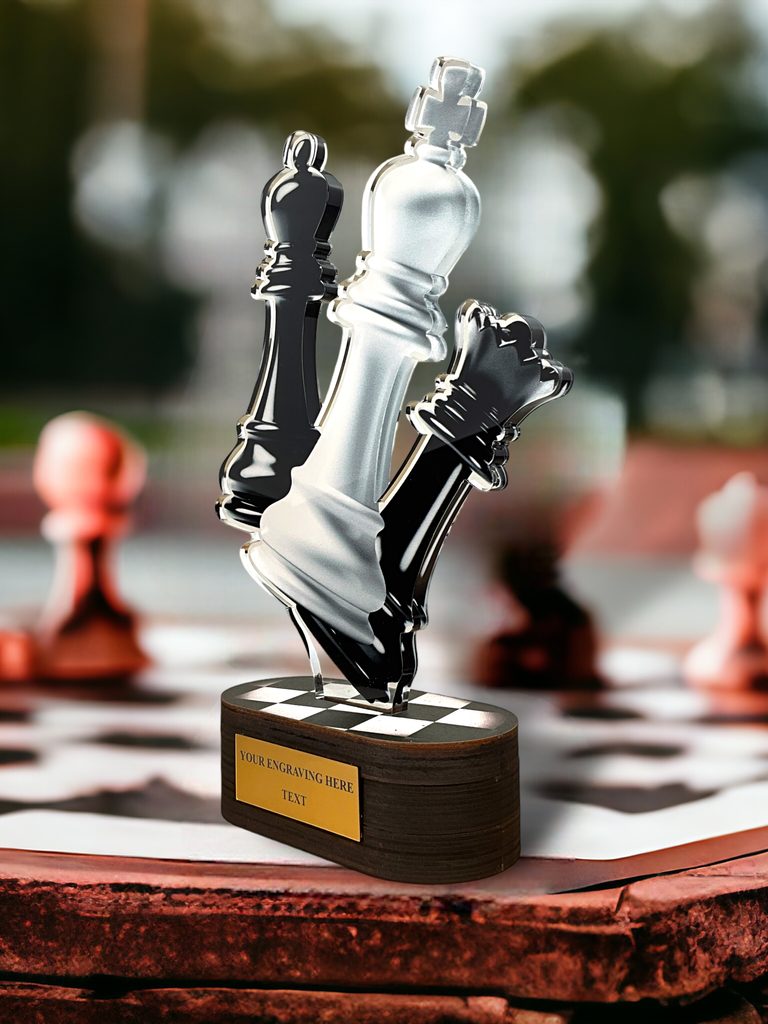 Trofeo de Ajedrez Altus Color - Premio Elegante | Trophy Monster ⭐ Mexico