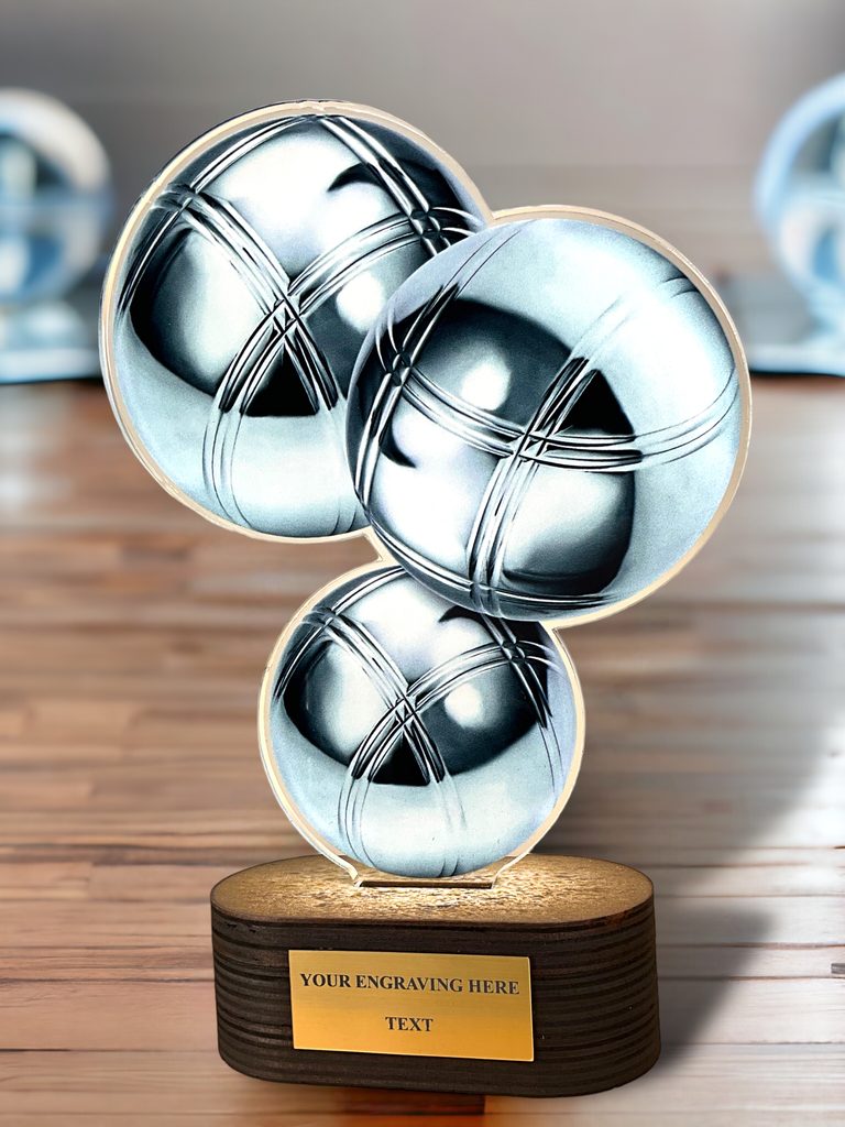 Trofeo Altus de Petanca - Diseño Moderno Personalizable | Trophy ...