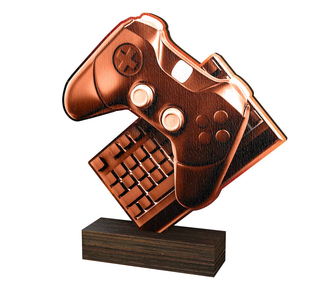 Trofeo de Madera Personalizable | Sierra Classic Gaming | Trophy ...
