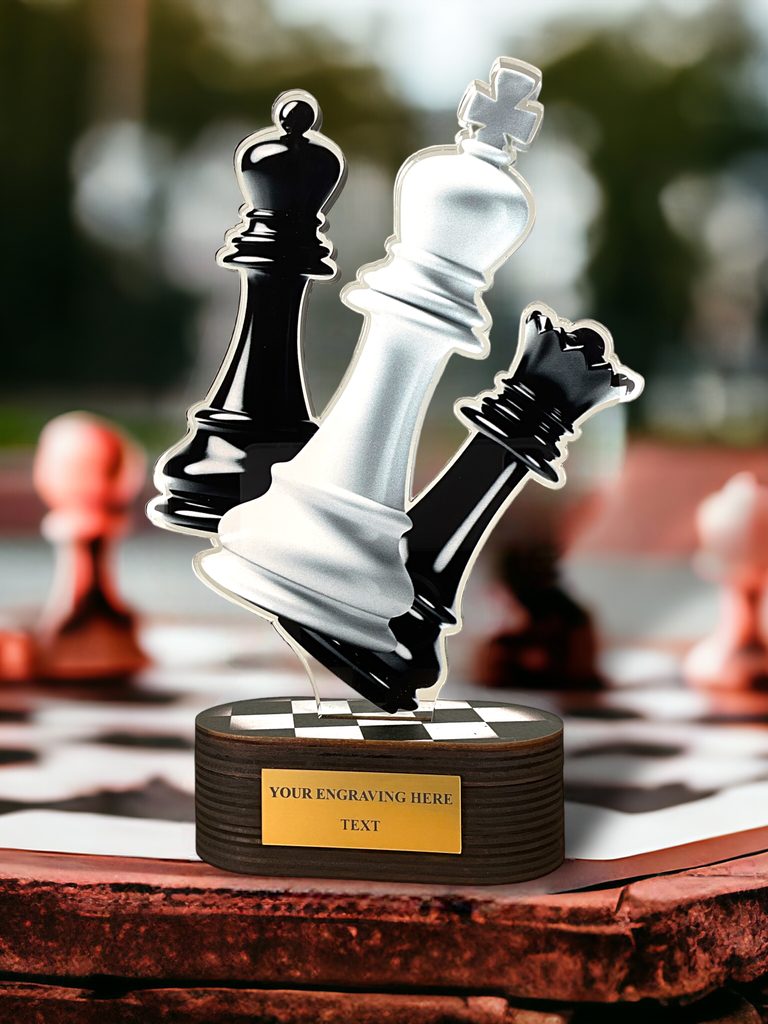 Trofeo de Ajedrez Altus Color - Premio Elegante | Trophy Monster ⭐ Mexico