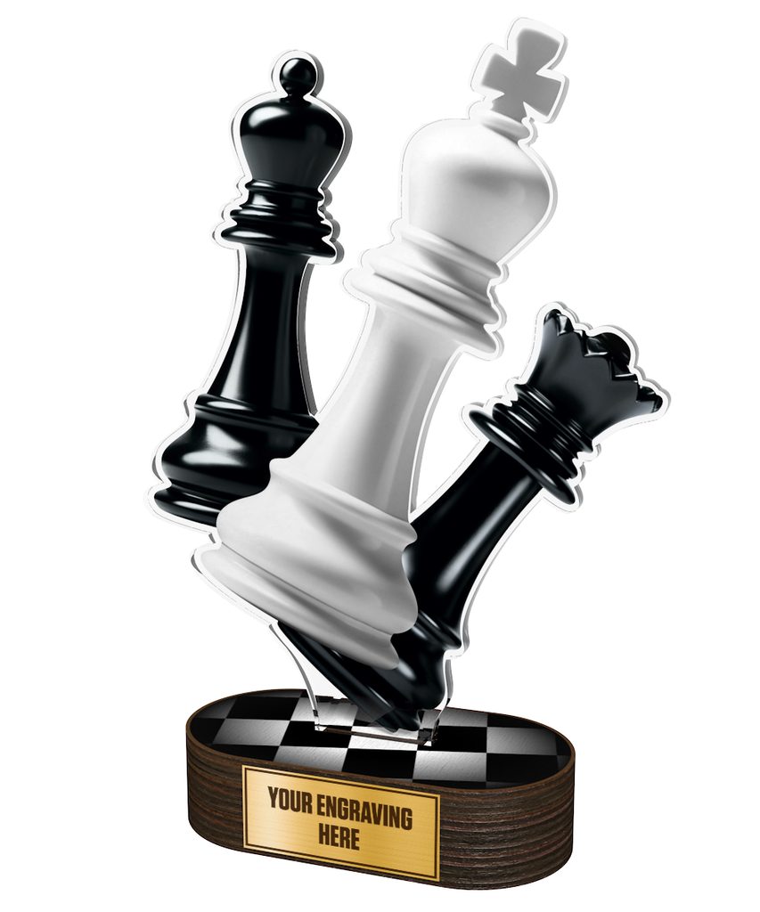 Trofeo de Ajedrez Altus Color - Premio Elegante | Trophy Monster ⭐ Mexico