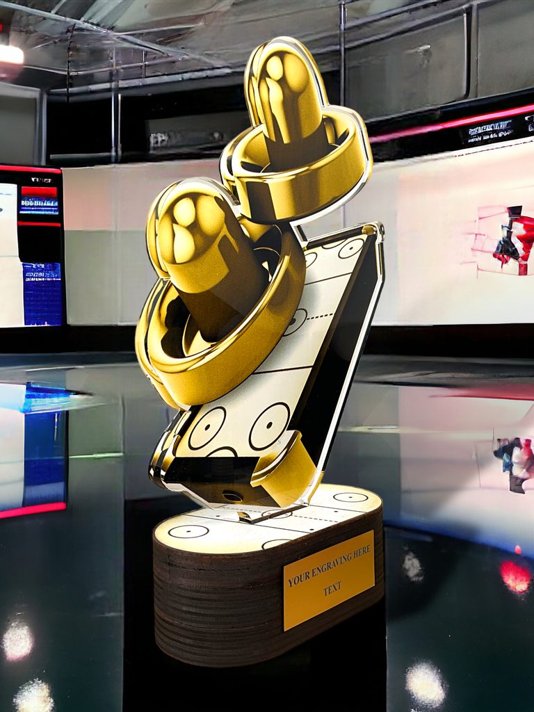 Trofeo Clásico de Hockey Aéreo - Diseño Moderno | Trophy Monster ⭐ Mexico
