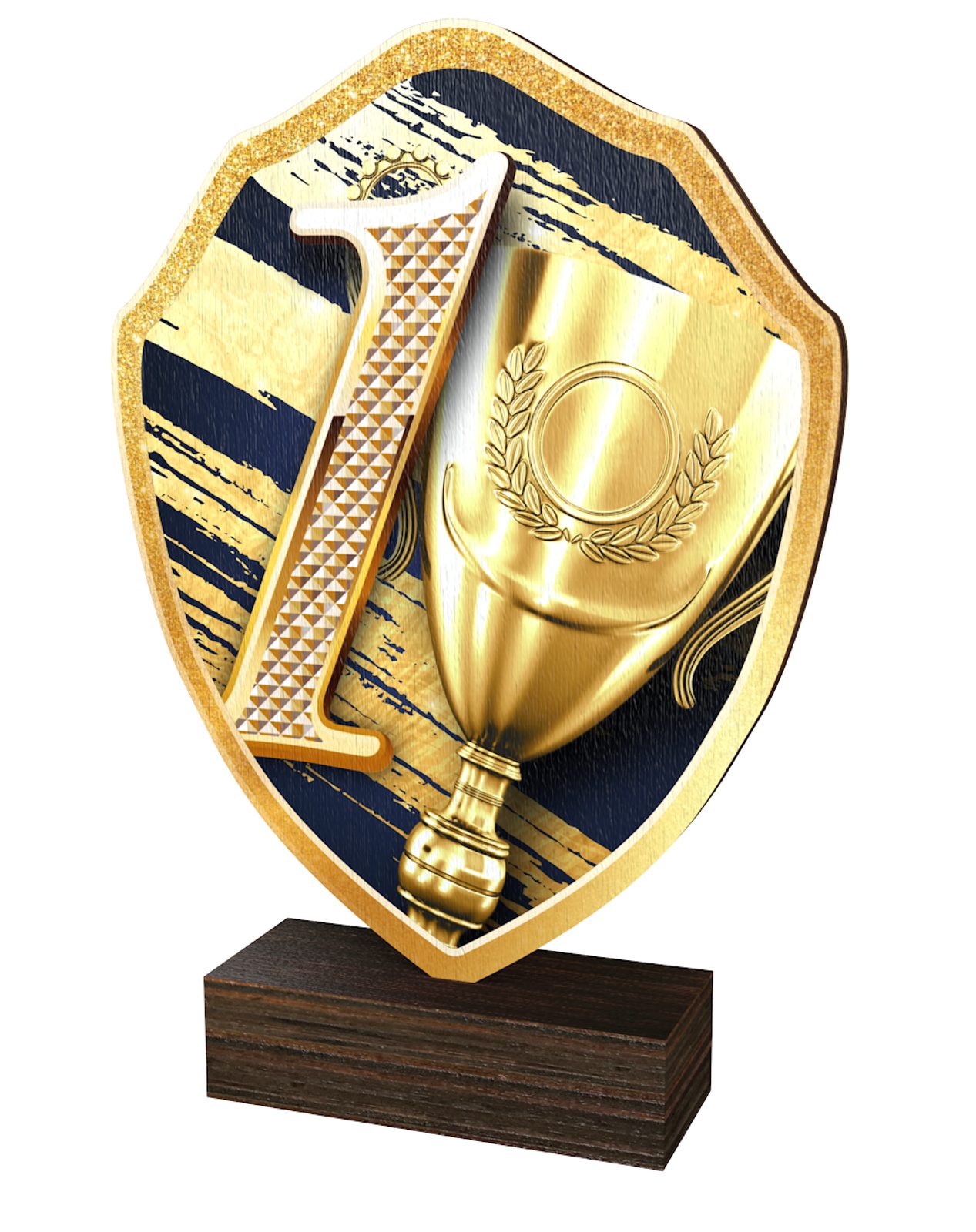 Trofeo de Madera Arden Shield - Primer Lugar | Trophy Monster ⭐ Mexico