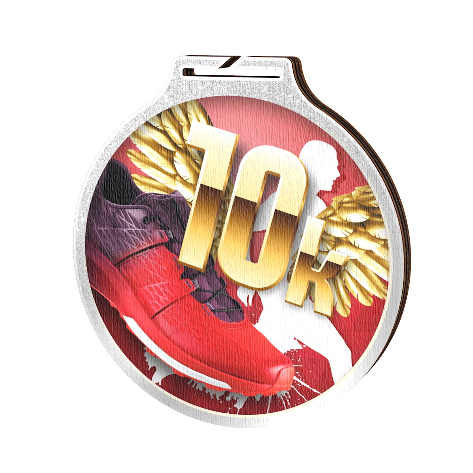 Medalla Ecológica Plateada 10k - Premio Deportivo | Trophy Monster ⭐ Mexico