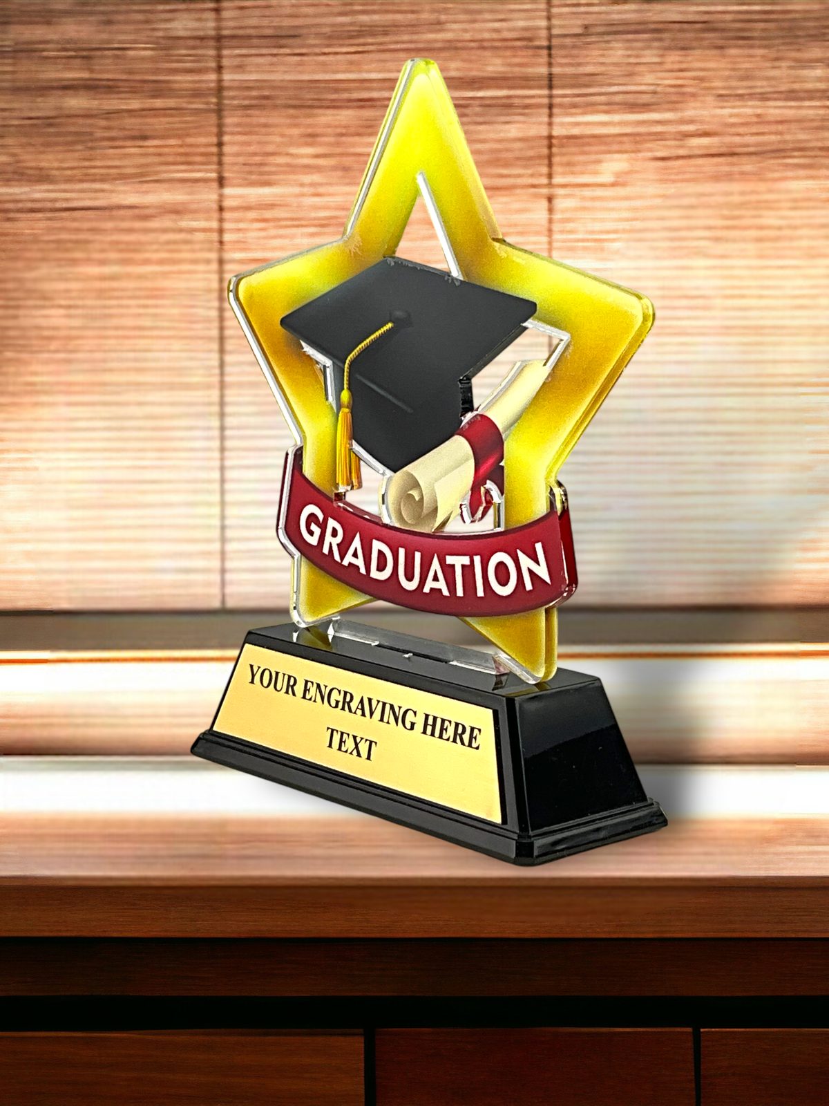 Trofeo Mini Estrella para Ceremonia de Graduación | Trophy Monster ⭐ Mexico