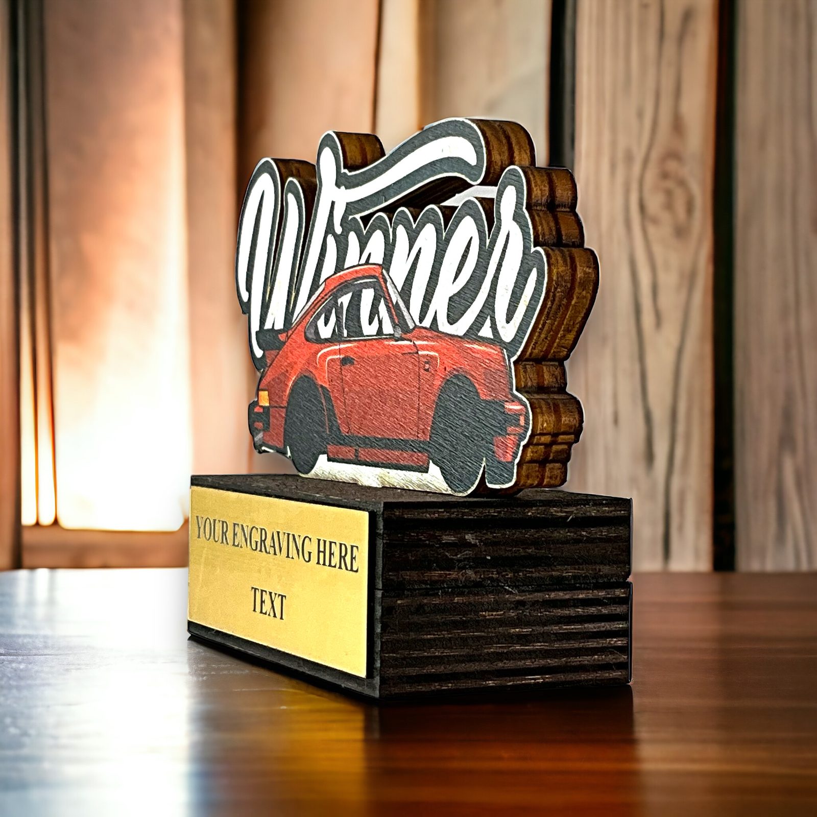 Premios de Madera Personalizados | Trofeos Únicos | Trophy Monster ⭐ Mexico