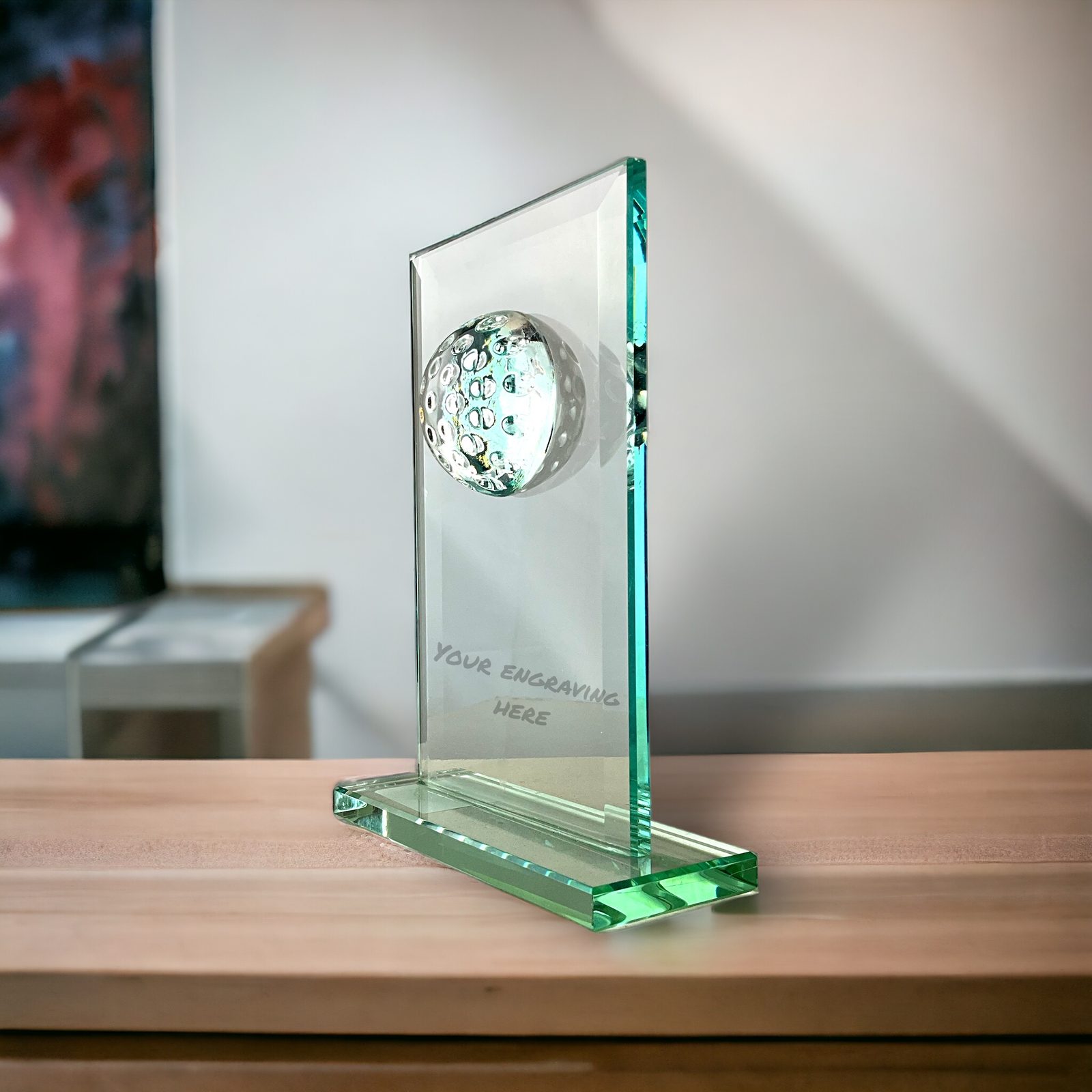 Premio Golf Vidrio Jade - Trofeo Deportivo Elegante | Trophy Monster ⭐ ...