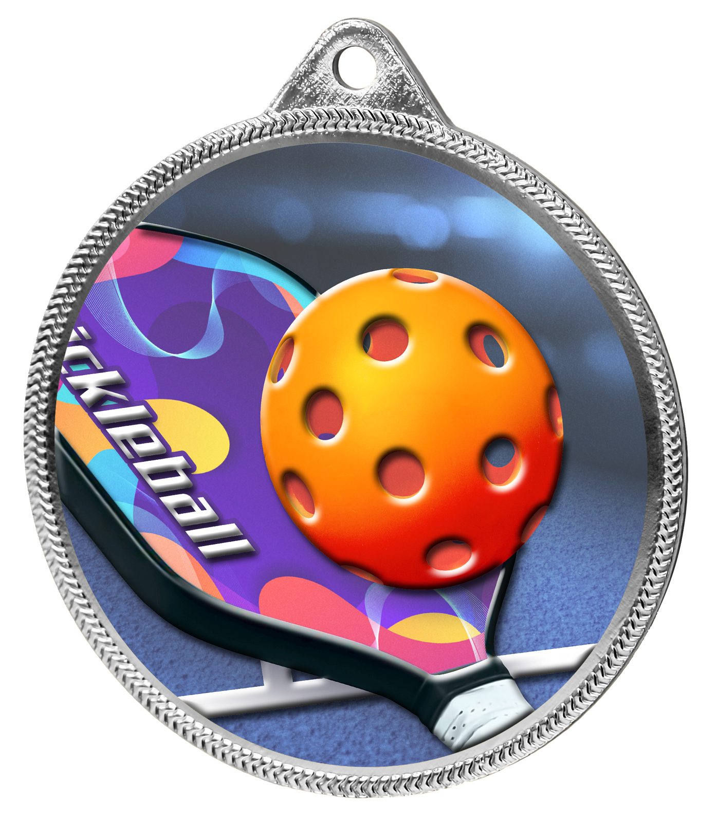 Medalla de Pickleball 3D Plateada - Impresión de Alta Calidad | Trophy ...