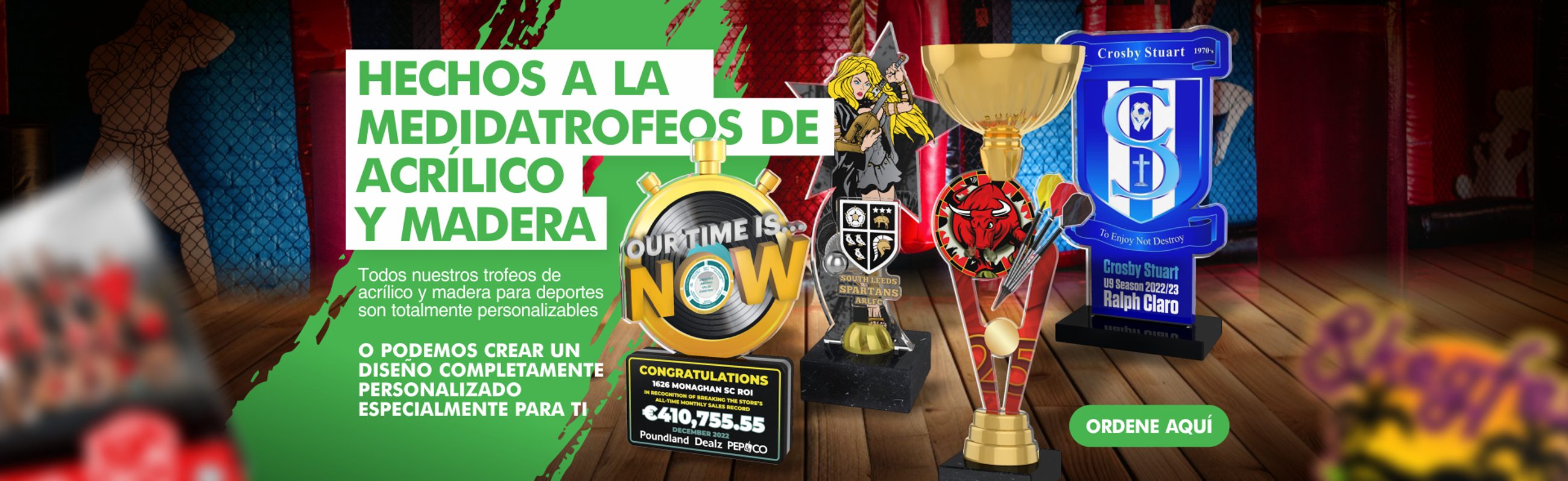 Trofeos y premios deportivos modernos | Trophy Monster ⭐ Mexico